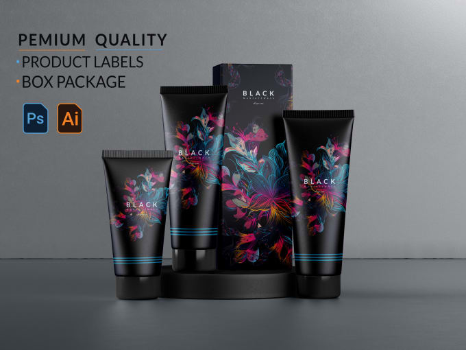 Design premium product labels and box packages by Bktushar | Fiverr