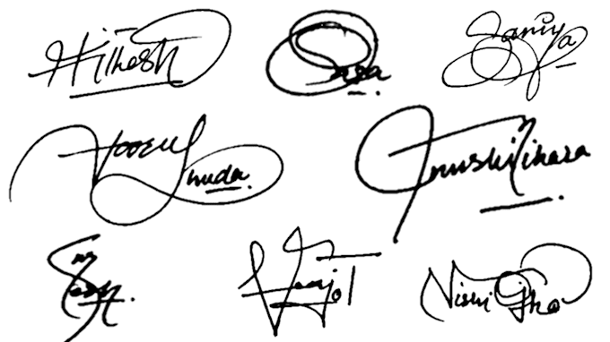 Create handwritten signature designs with video tutorial by Signature ...