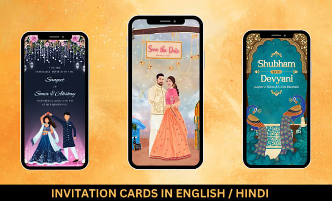 Design beautiful and luxurious invitation cards for any of your ...