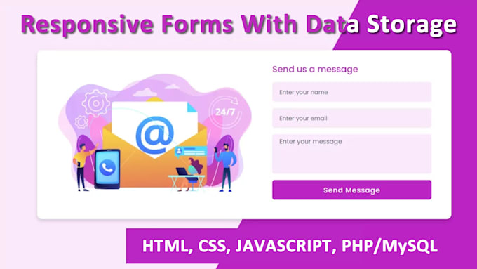 Create Any Form In Html Php Mysql By H1979pk Fiverr 5410