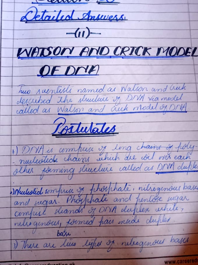 Handwrite notes, letters, and documents by Rabia4561 | Fiverr