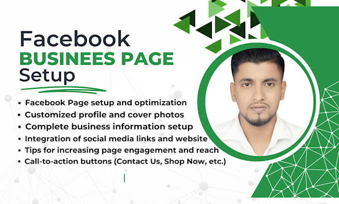Create a facebook page set up with custom logo and cover design by ...