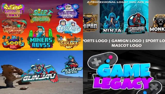 Design mmorpg game logo for title, video games, twitch and esport by ...