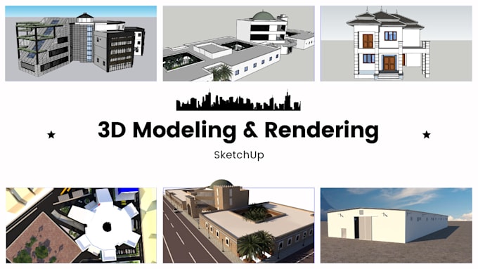 Create a 3d model in sketchup by Elyalil | Fiverr