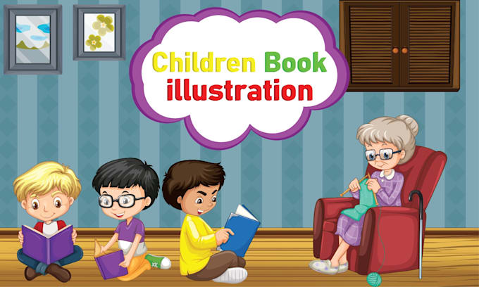 Awesome children book cover and children book illustrations by ...