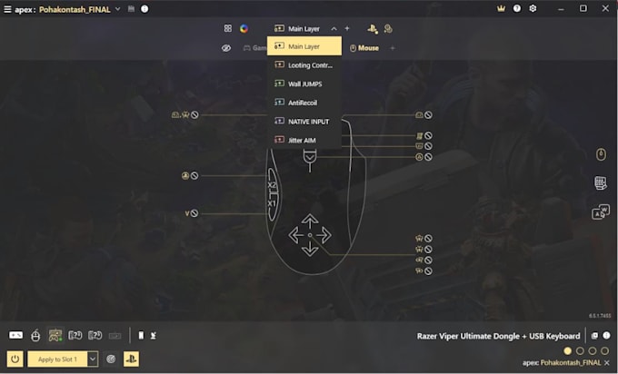 Help you optimize your rewasd settings for apex legends by Pohakontash | Fiverr