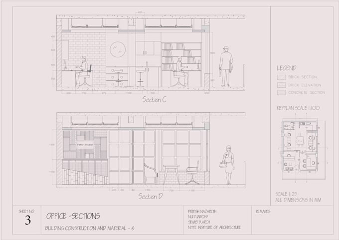Draft perfect 2d drawings for architecture and interiors by Pitanaana ...