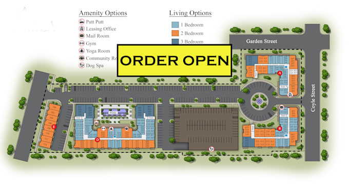 Render site map, plat map, campground, residential map by Oulvarinx ...