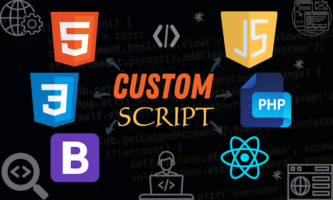 Write Custom Html Css Bootstrap Javascript Jquery And Php By Sadiasaqib0 Fiverr