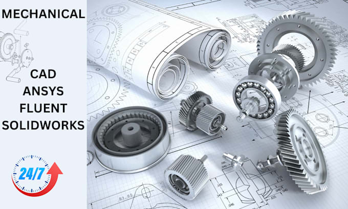 Do mechanical engineering projects 2d 3d solidworks and ansys fluent ...