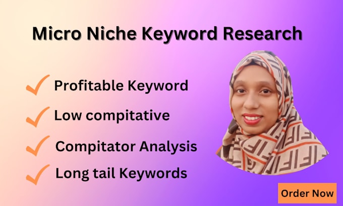Do micro niche keyword research by Emrana_solution | Fiverr