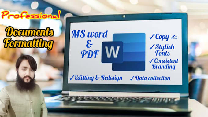 Do ms word document formatting, creating and editing by Ranaghulammusta | Fiverr