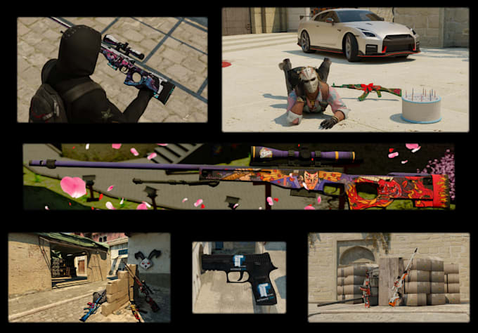 Create a 3d render of your csgo skins by Rmackzz | Fiverr