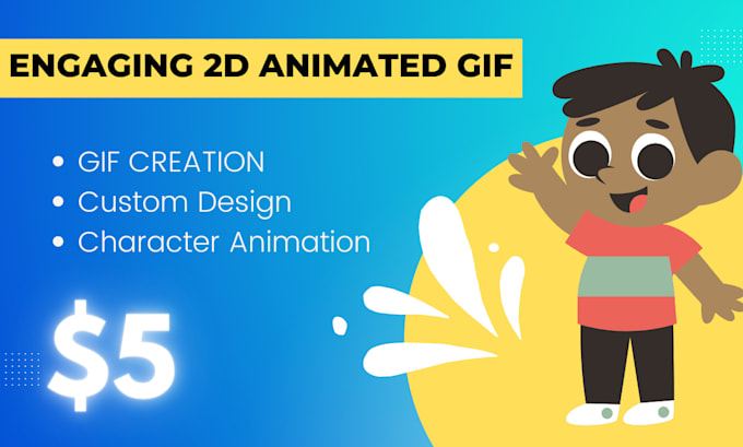 Create 2d animated gif with high quality by Malay097 | Fiverr