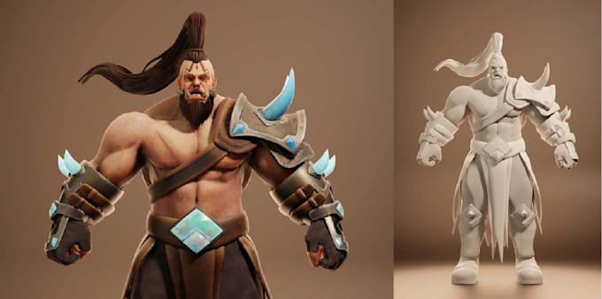 Design custom 3d game ready characters by Ankurrathore05 | Fiverr