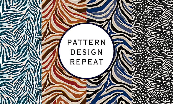 Design striking repeat surface pattern designs for you by Ammara_mhd ...