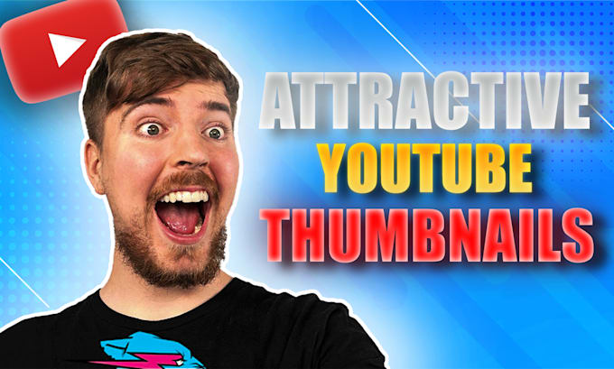 Design attractive youtube thumbnails for you by Abdulnafay21 | Fiverr