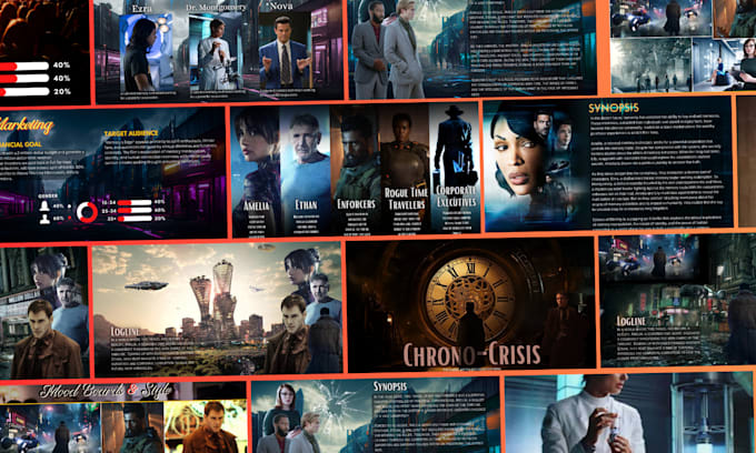 Design a compelling pitch deck for your tv, series or film concept by ...