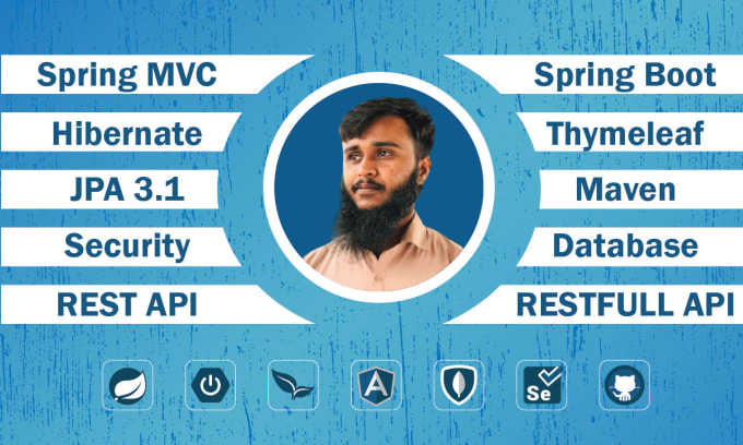 Do java, spring boot, spring mvc, jpa, spring rest projects by ...