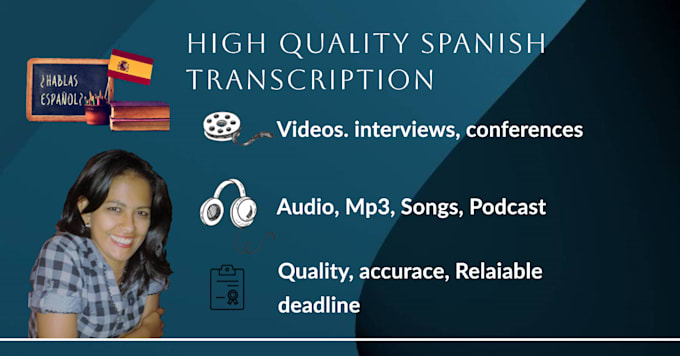Do an accurate spanish transcription by Dianachala | Fiverr