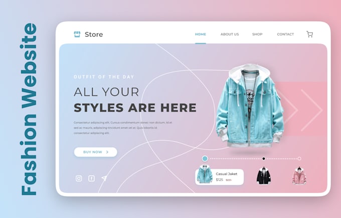 Design an attractive ui design for website, app or software by ...