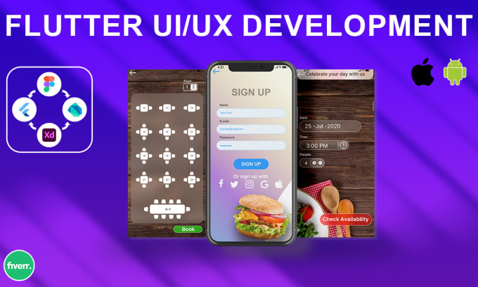 Develop flutter ui and convert figma xd to flutter app by Arcofart | Fiverr Develop flutter ui and convert figma xd to flutter app by Arcofart | Fiverr