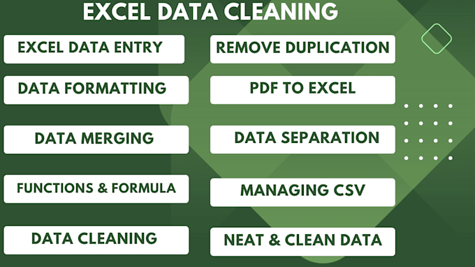 Do Excel Data Cleaning Separation Sorting Merge By Azwarali Fiverr