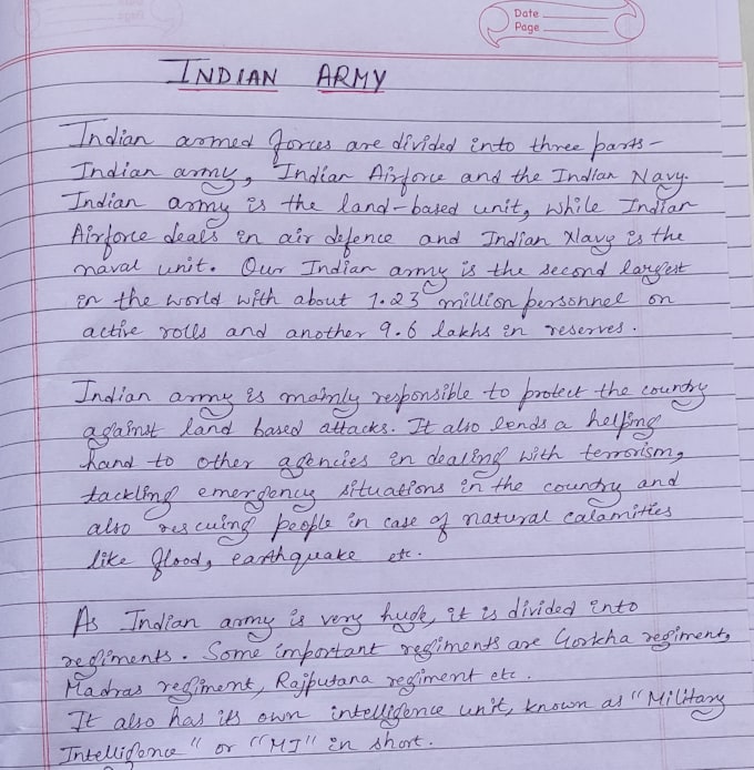 Do handwriting jobs from 5 to 20 pages at a reasonable rate by ...