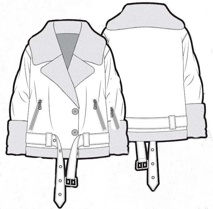 Do product sketch, cad model technical line drawing and technical ...