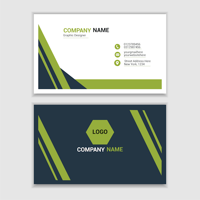 Design business card with two concepts by Siamahmed358 | Fiverr