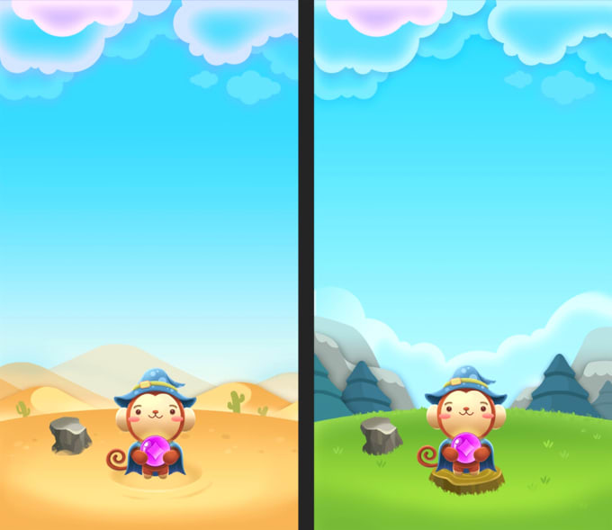 Design eye catching hyper casual game art for you by Syedalicg | Fiverr