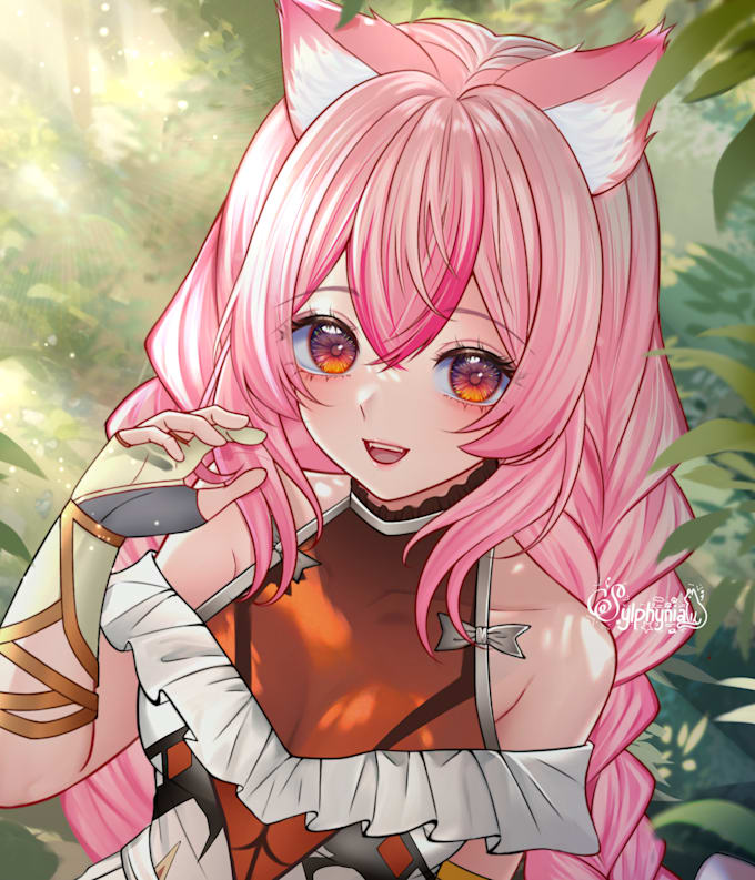 how to draw anime fox girl