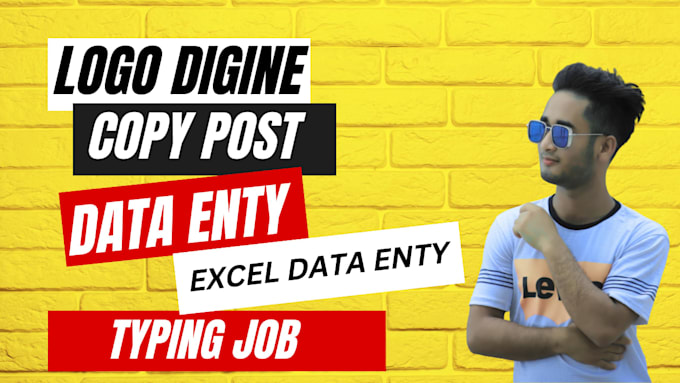 Data enty,logo digine , copy post, excel sheet by Princesohelrana | Fiverr