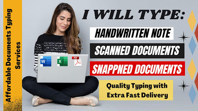Flawlessly type any scanned handwritten note and document by Atif ...
