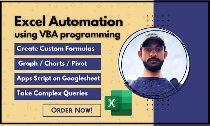 Be expert for excel tasks, vba, formulas, reports and dashboard on excel by Harisrehan662 | Fiverr