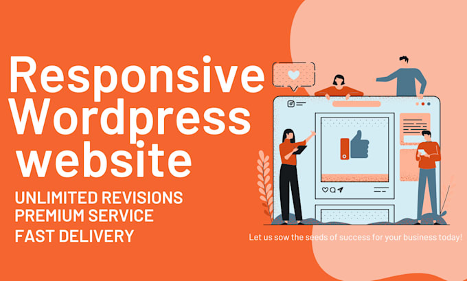 Develop or design responsive wordpress website by Harshi_shri | Fiverr