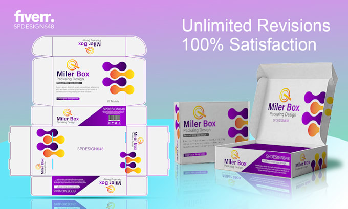 Package box and product label designs for branding by Spdesign648 | Fiverr
