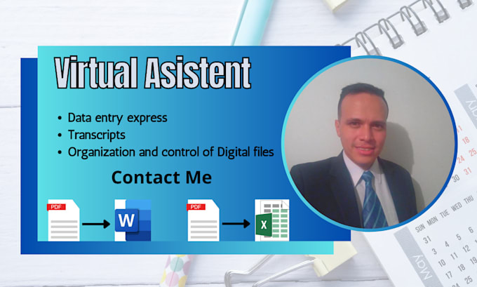 Be virtual assistant for excel data entry by Cvelazco91 | Fiverr