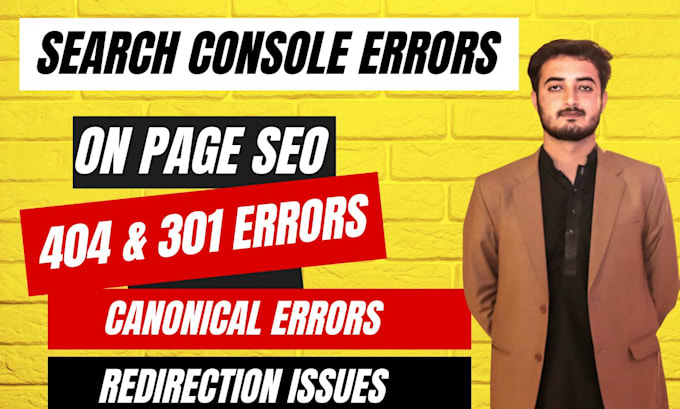 On page seo and fix indexing errors in google search console by Syedumairs | Fiverr