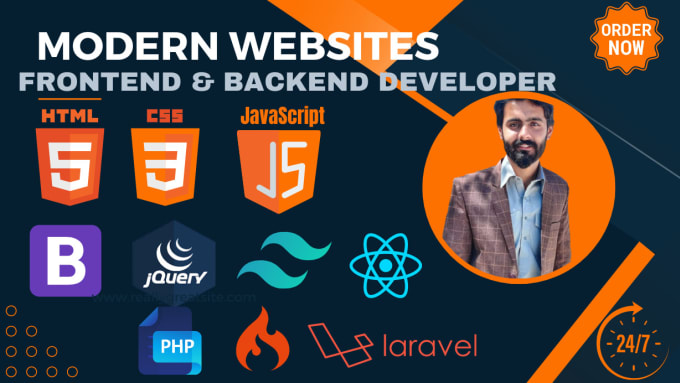 Do Html Css Bootstrap And Tailwindcss Responsive Website Development By Softlogex Fiverr