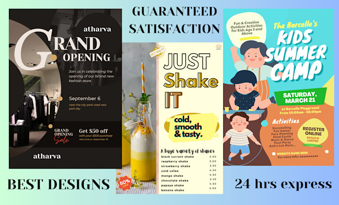 Create a eye catchy attractive flyer for you by Devanshdesignig | Fiverr
