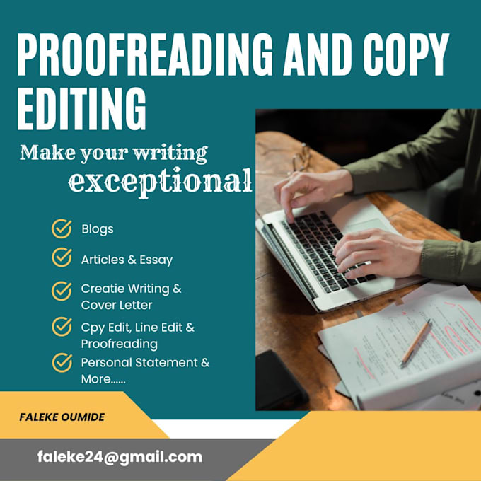 Proofread, edit, and type your document by Verifiedb | Fiverr