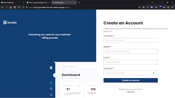 Build Any Website Using React Or Html Css Js By Myselfanuragsh Fiverr