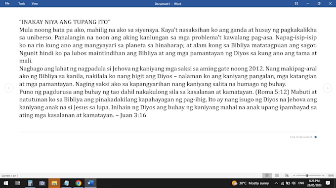 Translate english to filipino or vice versa through ms word by Gremar ...