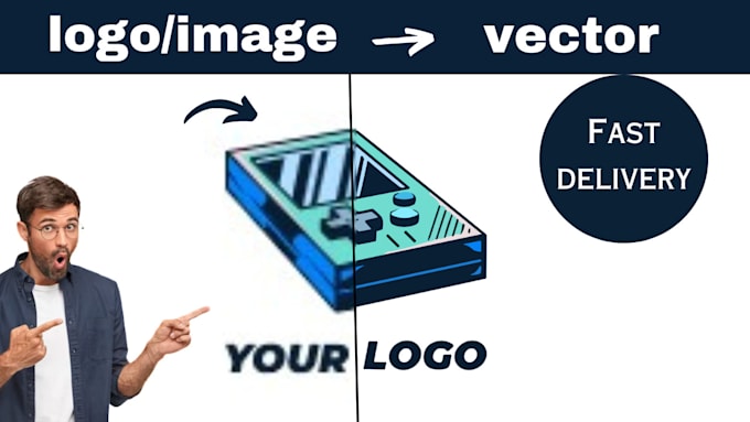 Vectorize your logo professionally by Ammar879 | Fiverr