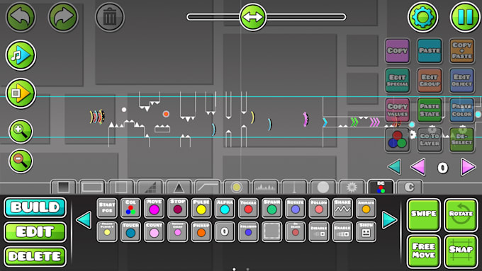 Do for you custom layouts in geometry dash by Dinoptorgd | Fiverr