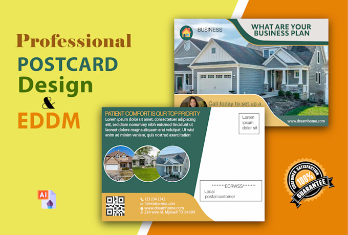 Design postcard and direct mail eddm postcard design by Sami844 | Fiverr