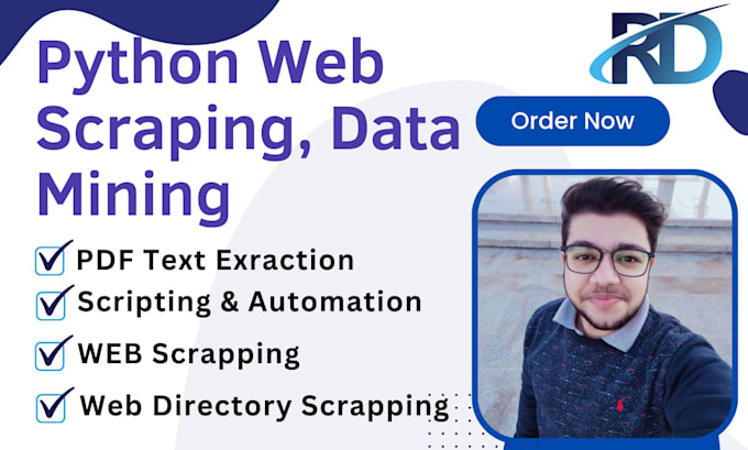Build python web scraping, data mining, web scraper, website data scraping by Muh_hammad | Fiverr