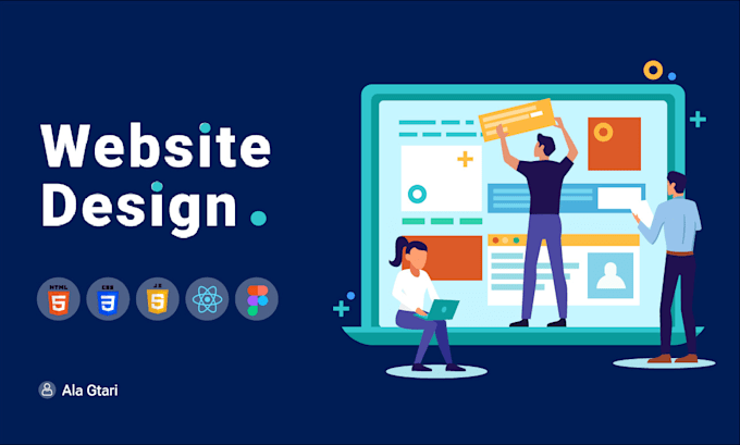 Develop modern and responsive websites with react by Alagtari | Fiverr