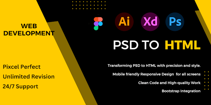 Create responsive website and convert psd to html code by Said_sultan | Fiverr